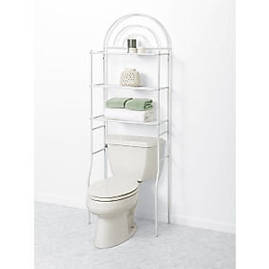 ZPC Zenith Products Corporation Zenna Home 2501W, Bathroom Spacesaver, White
