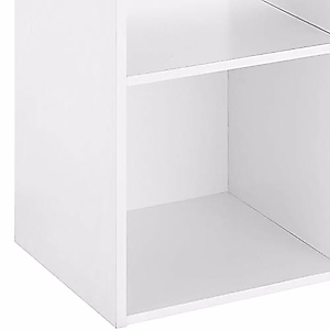 Whitmor 9 Cube Wood Storage Organizer - White (6422-8859-WHT-BB)