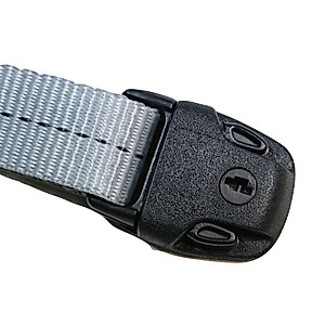 Hot Tub Spa Cover (2) Straps w/ (4) Locks & Keys - 12 feet, Adjustable, Kit w/Screws (Grey) Made in USA