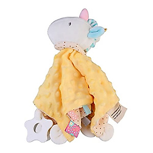 TOYANDONA Animal Security Blanket Baby Comforter Toy Animals Baby Animal Baby Blanket Doll Comforter Toy Comforter Doll Safety Blanket Appease Baby Down Cotton Bibs Baby Security Blanket