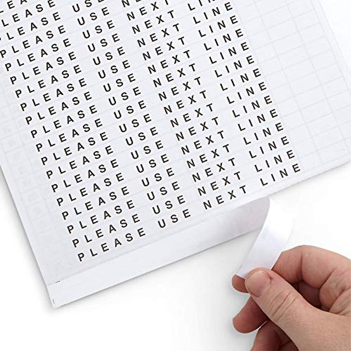 Blue Summit Supplies 25 Patient Sign in Forms, Carbonless 3 Part Forms with Peel Away Adhesive Labels, HIPAA Compliant for Privacy in Doctor, Medical, Dental Office, Blue, 25 Pack