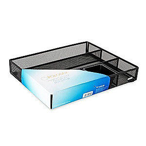 Rolodex Mesh Collection Drawer Organizer, Black (22131)