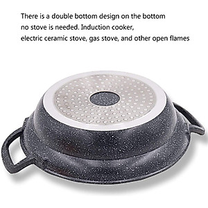 QIANMEI Ceramic Tagine Pot 20 cm Cast Iron Tagine|Slow Cooker with Enamel Lid Pot for Cooking Healthy Food|Smoke-Free Non-Stick Cookware Saucepan