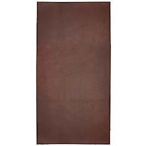REED Leather Hides - Cow Skins (12 X 24 Inches 2 Square Foot, Brown)