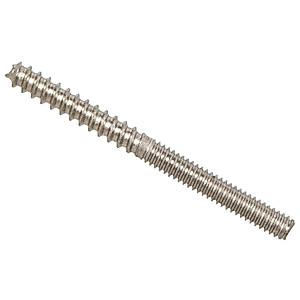 Hillman 44954 3/8-16 x 4-Inch Stainless Steel Hanger Bolts, 6-Pack