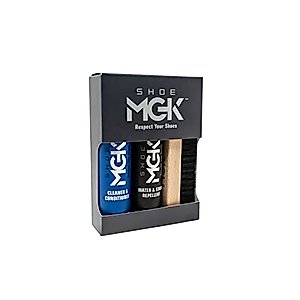 SHOE MGK Clean and Protect Kit - Shoe Care Kit for Athletic Shoes, Tennis Shoes, Sneakers, Suede Shoes, and More - Clean and Protect Your Favorite Shoes from Dirt, Grime, and Grease.