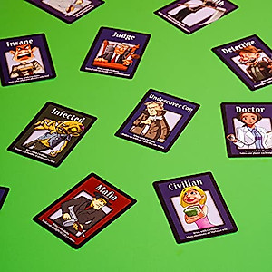 Apostrophe Games Mafia The Party Game Deluxe Edition – A Game of Lying, Bluffing and Deceit– Card Game, Adults and Teens – Board Game