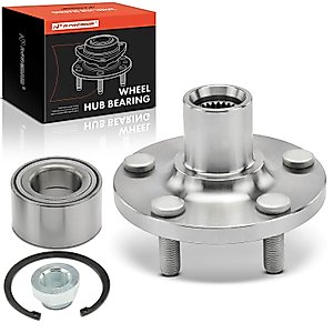 A-Premium Front Wheel Hub and Wheel Bearing Compatible with Toyota Corolla 2003-2019, FWD Only