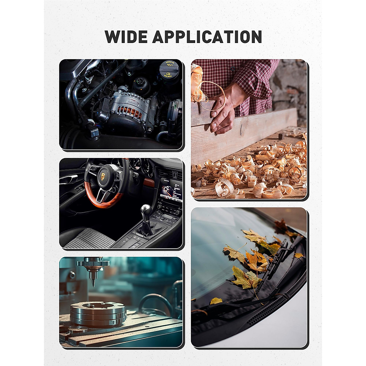 JASTIND Retro Red Air Blow Gun with Powerful Blast Air Nozzle, High Volume Air Blower Gun Kit w/4.9 Inch Steel Extension & 1/4" Quick Plug, Air Gun Air Compressor Attachments for Dust Clean