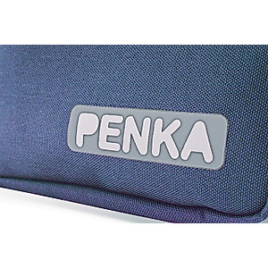 PENKA Metal Detecting Finds Bag Waist Pouch- Large 11x7x4 in. Portable Accessories Bag for Digger Tools Made from Durable 1000D Navy Nylon -Premium Quality Finds Bag with Pinpointer Loop