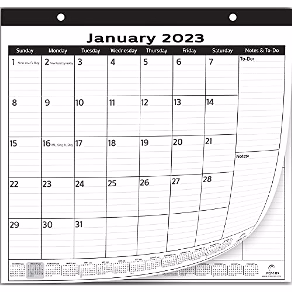 2023 2024 Refrigerator Calendar by StriveZen, Magnetic, Monthly, January 2023 -December 2024, Strong Magnets for Fridge, 10x10 Inch, Academic, Teacher Busy Mom. Home-Office, Minimalist, 24 months