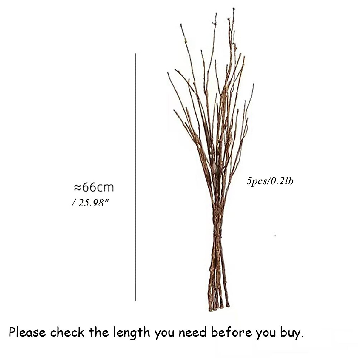 5PCS Artificial Lifelike Curly Willow Branches Decorative Dried Twigs, 25.9 Inches Fake Bendable Sticks Plastic Vines/Stems for DIY Greenery Plants Vases Home Office Party Decoration
