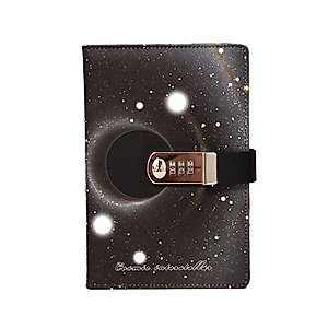 Shengsheng Journal Password Notebook A5 Diary with Digital Lock for Girls and Woman Locking Journals for Birthday Gift,Writing Diary (Color : Ff)