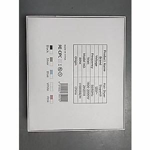 Hair Dryer, slopehill Professional Foldable Blow Dryer, Ionic Hairdryer, High-Speed Blowdryer for Fast Drying, Portable Compact for Travel, Magnetic Diffuser & Nozzle, LCD Display