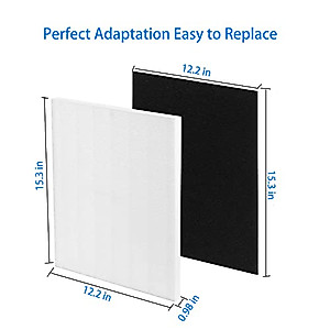 D3 Filter Replacement Filter Fit for Winix D360 Air Purifier Filter