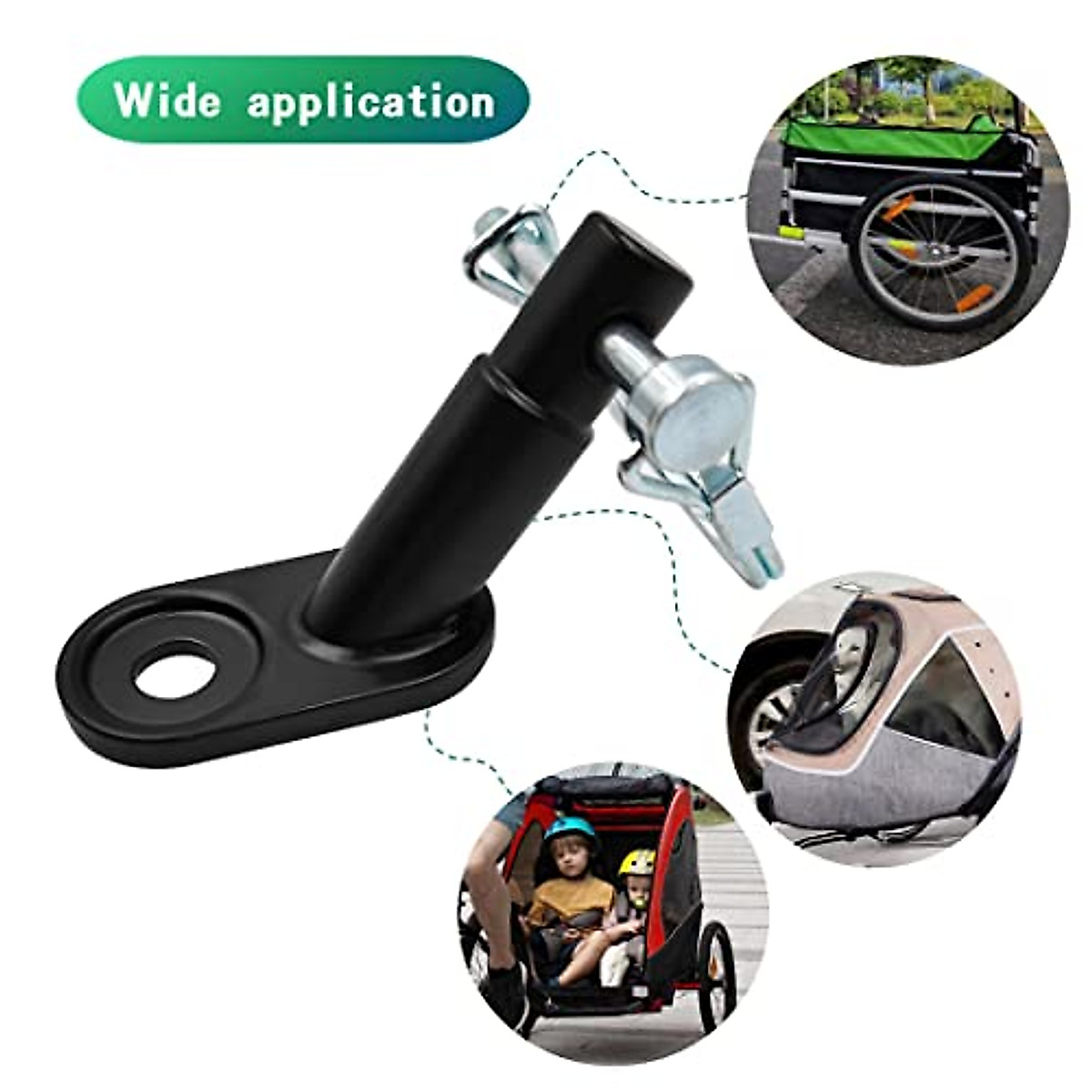 Fpz-bd Bike Trailer Hitch Works with Any Reg.Bikes Or E-Bikes Such As Doggyride Trailers,Allen Bike Trailer,Hamax Traveller Trailer But Need to Compare The Coupler's Dimensions