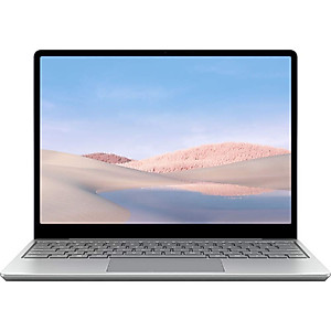Microsoft THH-00001 Surface Laptop Go 12.4-inch Intel i5-1035G1 8GB/128GB Touchscreen, Platinum Bundle 365 Personal