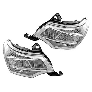 APA Replacement Headlight for 2008 2009 2010 2011 08 09 10 11 Ford Focus S SE SEL Model Pair with Passenger Right and Driver Left Side FO2503244 FO2502244