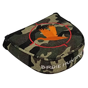 ReadyGOLF Birdie Hunting Camo Embroidered Putter Cover Mallet