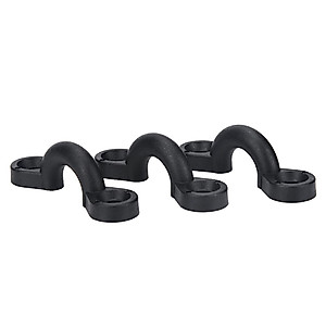 Dilwe Kayak Pad Eyes Set, and High Performance Kayak Replacement Kit Set with Nylon Pad Eyes & Rivets & Screw Nuts for Kayak