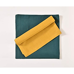 Multicolor Cloth Napkins - Set of 12 Pure Cotton Everyday Lunch Dinner Napkin - Holiday Birthday Party Gift - Soft Washable Absorbent Reusable Napkin Christmas Cloth Napkins Multi Pack