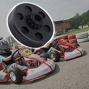 Go Kart Clutch 3/4" Bore 10T with #40 41 420 Chain for Go Kart Minibike Yerf-Dog karts with Tecumseh