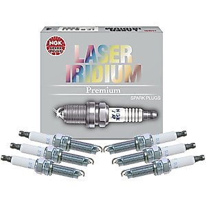 NGK Set of 6 Laser Iridium Spark Plugs For Q7 Cayenne Passat CC Touareg 3.6 V6