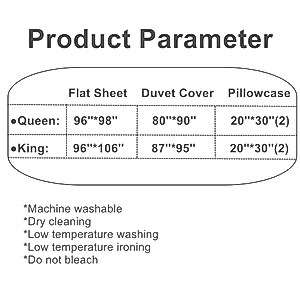 Xicennego 4 Piece Seersucker Duvet Cover Set, Princess Bedding Set, 1 Duvet Cover, 1 Washed Cotton Flat Sheets, 2 Pillowcases (King, Purple)