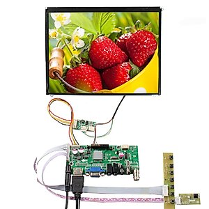 FanyiTek 9.7 inch LP097X02 1024x768 400nit LVDs IPS LCD Screen and HD-MI VGA USB Controller Board