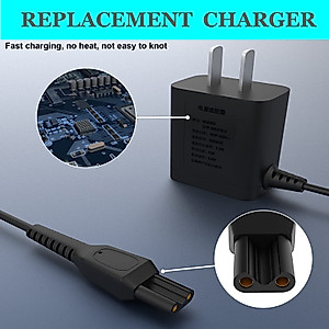 Tobysome 15V Charger for Philips Norelco HQ8505 Norelco Shaver 2300 7000 5000 3000 Series Electric Shaver Razor, Aquatec, Arcitec, Multigroom Beard Trimmer & More 15V AC Adapter Power Supply Cord