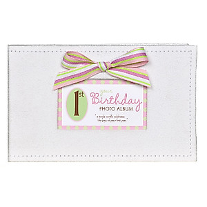 Baby's First Birthday Photo Album - 1st Birthday Girl Brag Book