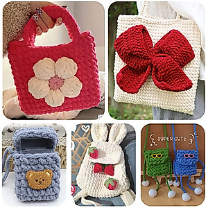 2 Balls Soft Chenille Yarn Velvet Yarn for Crocheting,Fluffy Yarn for Knitting and Crochet DIY Craft,Blanket Yarn for Hat Scarf Blanket Slippers