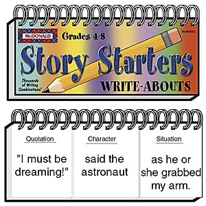 McDonald Publishing MC-W2024 Story Starters Write-Abouts Booklet, 0.88" Height, 4" Wide, 8.88" Length