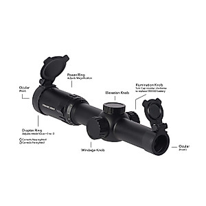 Primary Arms SLX 1-6x24 SFP Gen III Rifle Scope - Illuminated ACSS 5.56/5.45/.308