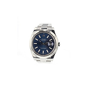Rolex Datejust Ii 41mm Steel Blue Dial Men's Watch 116334