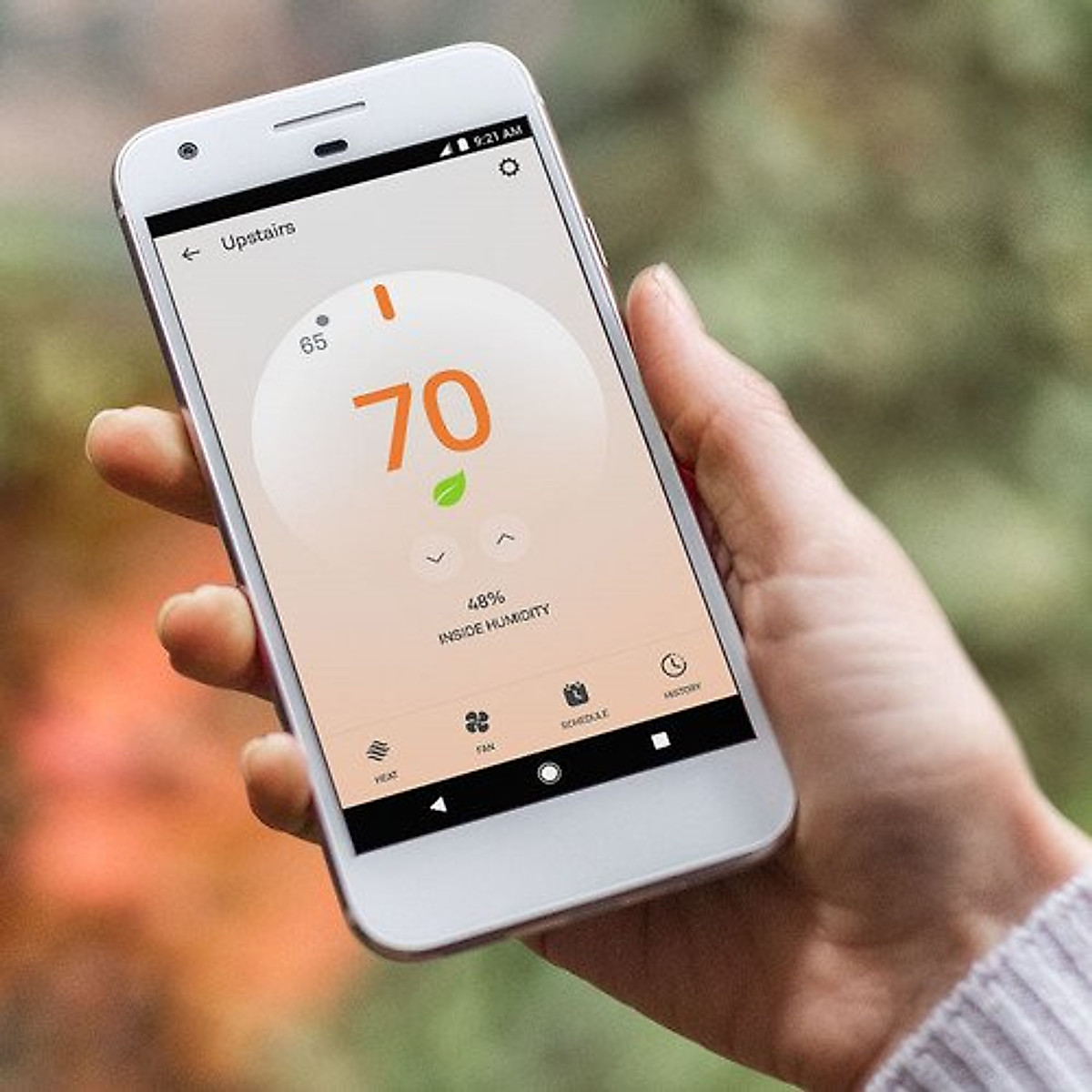 Google Nest Thermostat E - Programmable Smart Thermostat for Home T4000ES - 3rd Generation Nest Thermostat (Frosted White)- Compatible with Alexa