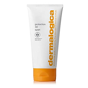 Dermalogica Protection 50 Sport SPF50 (5.3 Fl Oz) Broad Spectrum Sunscreen Lotion - Water-Resistant Formula Hydrates and Defends Skin Against Sun