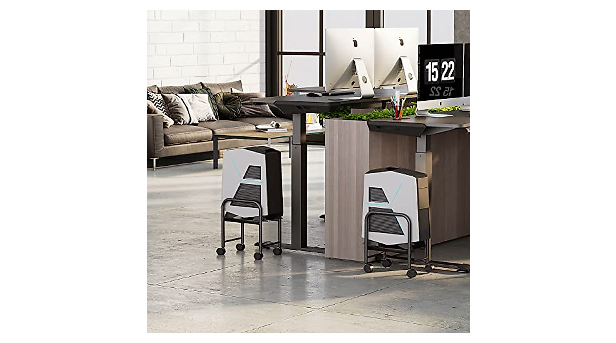 EUREKA ERGONOMIC Height Adjustable Computer Tower Stand for Ergonomic ...