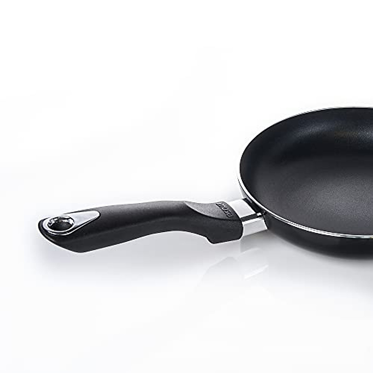 IMUSA USA Black 10" Nonstick Bistro Saute Pan