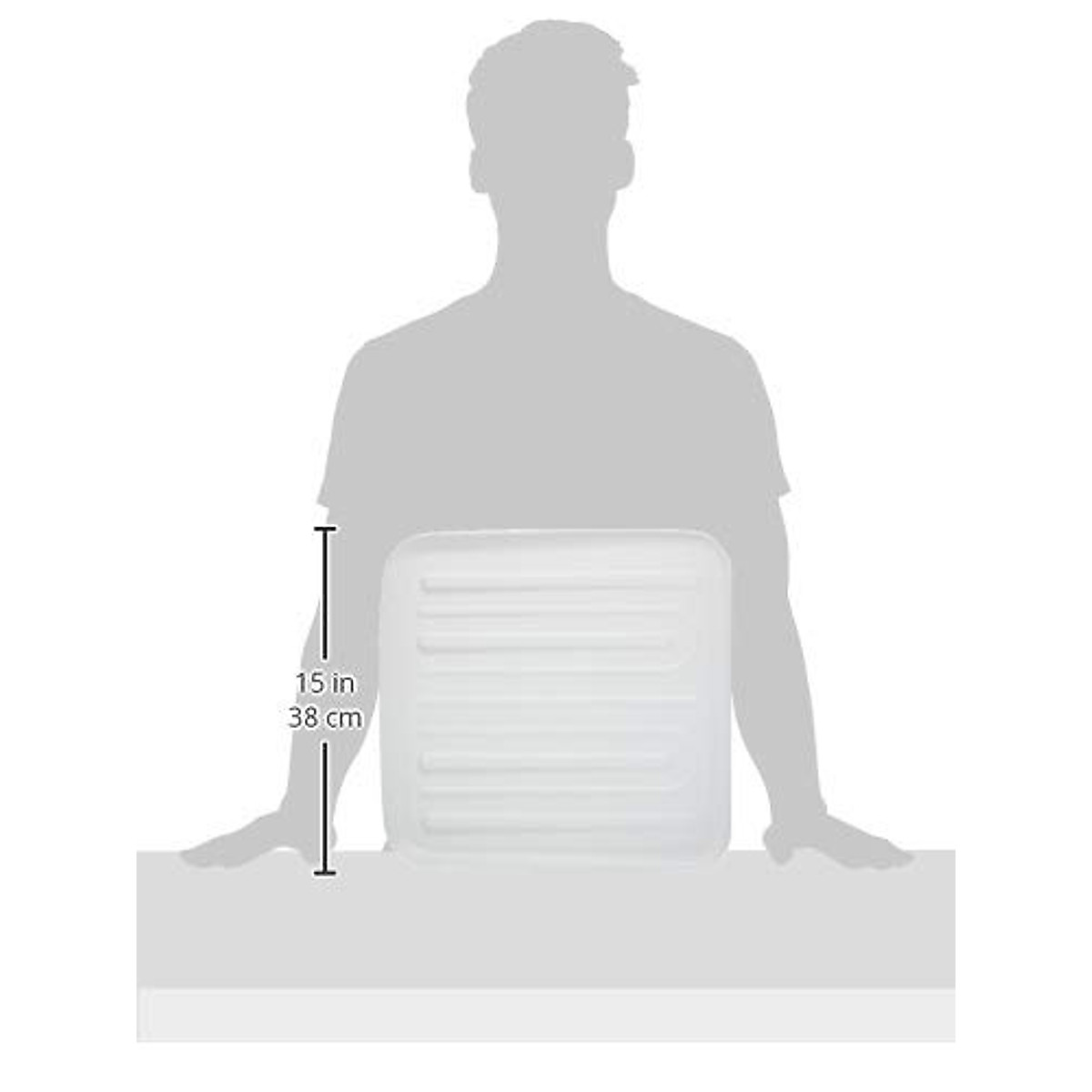 Rubbermaid 1180-ma-wht Dish Drainer Tray, 1.3" X14.2" X14.8", white
