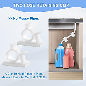 Xlajiao Sink Soap Dispenser Extension Tube Kit with Upgraded Check Valve, Premium 47" Under Counter Soap Dispenser Tube for Kitchen Sink, Powerful Suction, Never Fill The Little Bottle Again