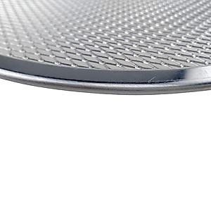 Maserfaliw Pizza Tools Aluminum Thicken Non-stick Net Round Pizza Mesh Pan Baking Tray Kitchen Tool 16 inch