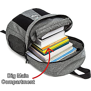 bago Lightweight Small Hiking Backpack for Women and Men - 25L Travel Day Pack - Foldable Hiking Daypack Ultralight for Camping Outdoor Sports - Day Bag Packable Backpack for Travel (SnowGray)