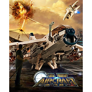 dOvOb Military A-7 Fighter Jet Building Blocks Set, Fighting Falcon Army Plane Toys as Gift for Kids or Adult (683 Pieces)