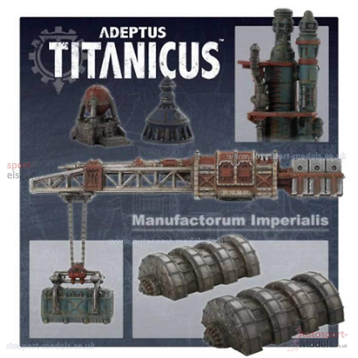 Games Workshop Adeptus Titanicus: Citivas Imperialis Industrial Scenery