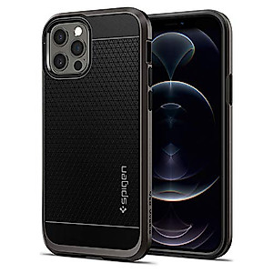 Spigen Neo Hybrid Designed for iPhone 12 Case (2020) / Designed for iPhone 12 Pro Case (2020). - Gunmetal