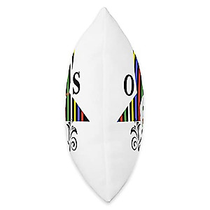 OES Order Of The Eastern Star Gifts Order of The Eastern Star OES Sisters of Color Fatal Sistar Throw Pillow, 16x16, Multicolor