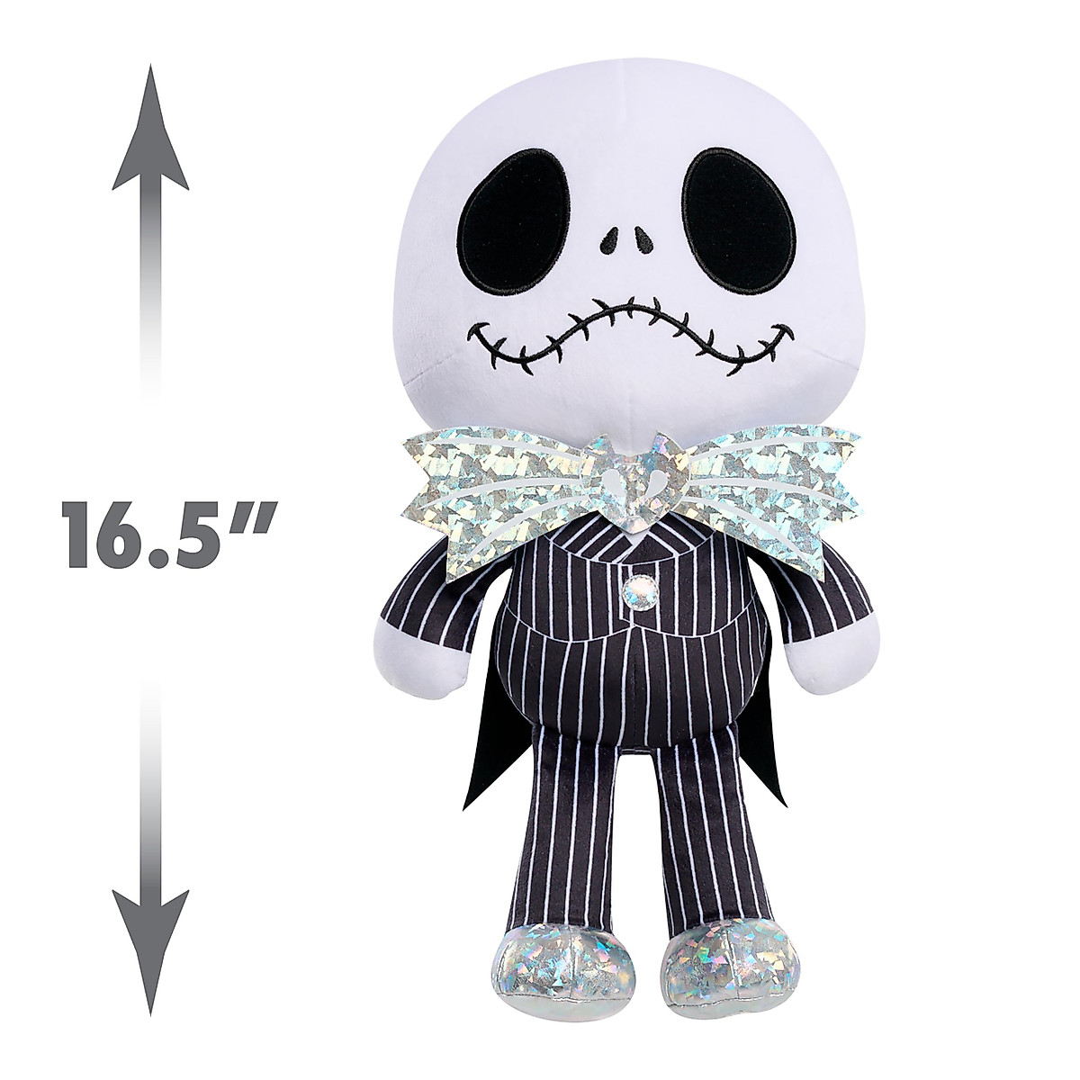 Disney100 Years of Wonder 17-inch Jack Skellington Large Plush, Once-in-a-Lifetime Exclusive, Kids Toys for Ages 2 Up by Just Play