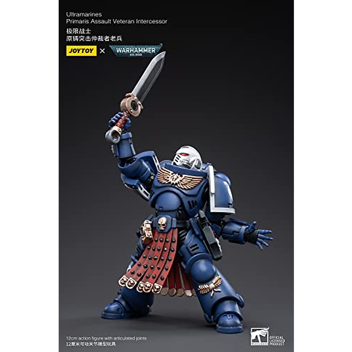 BLOOMAGE JOYTOY (BEIJING) TECH Warhammer 40k: Ultramarines Primaris Assault Vet Intercessor 1:18 Scale Action Figure
