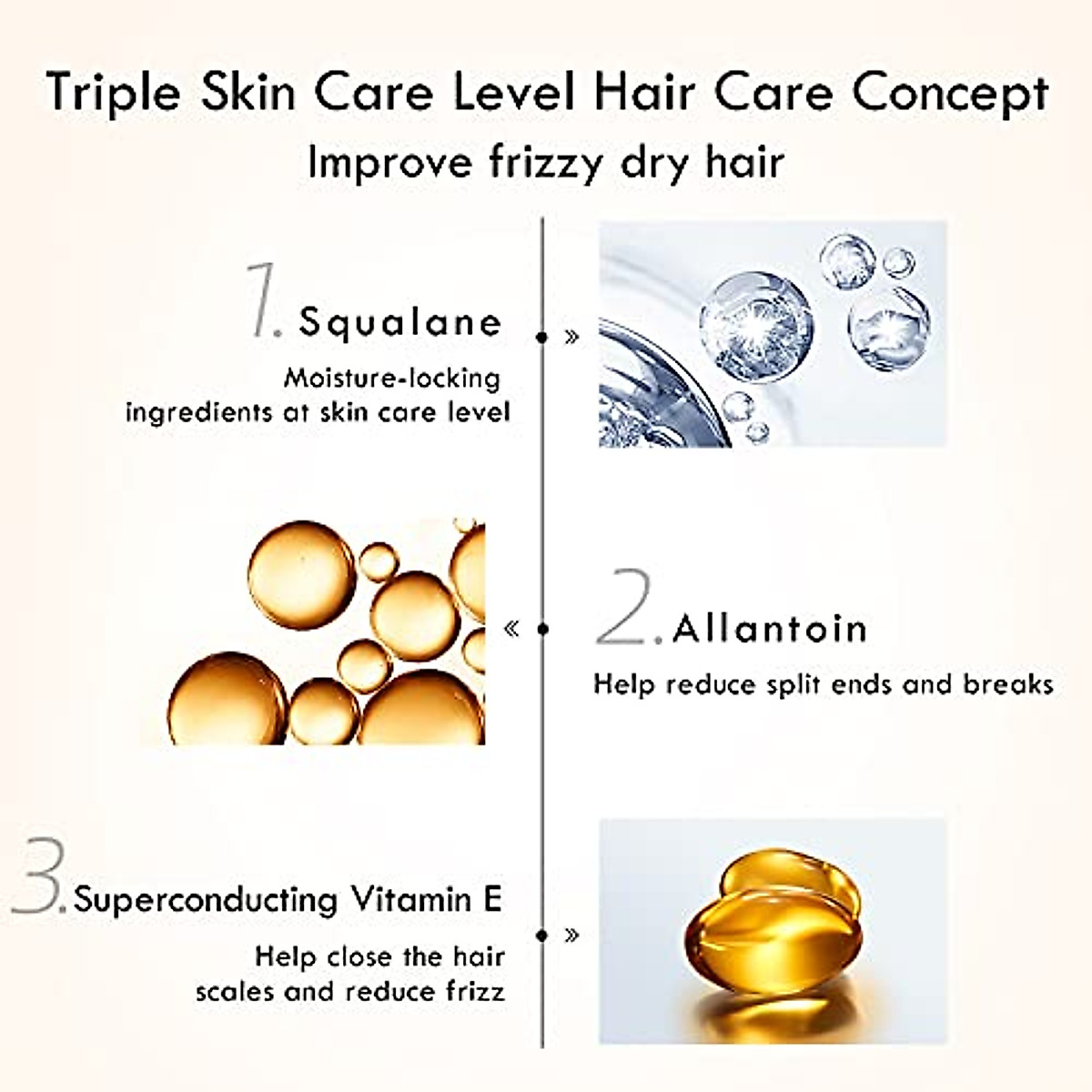 Kimtrue Hair oil for Frizzy Hair, Dry and Damaged hair,Curly hair and perm care,nourishing and Hydrating oils,Adds Shine and Smooths,Truly Non-greasy 2.7fl oz(80ml)